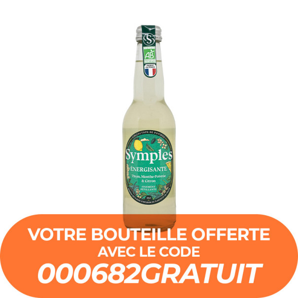 SYMPLES - INFUSION PETILLANTE ENERGISANTE 330ML ECHANTILLON x1 BIO ...